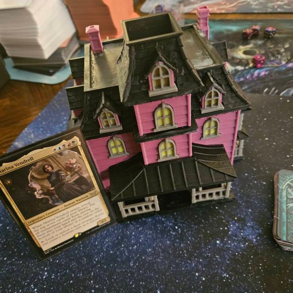 MTG Haunted House Deck Box | Magic the Gathering | EDH | 100 Card ...