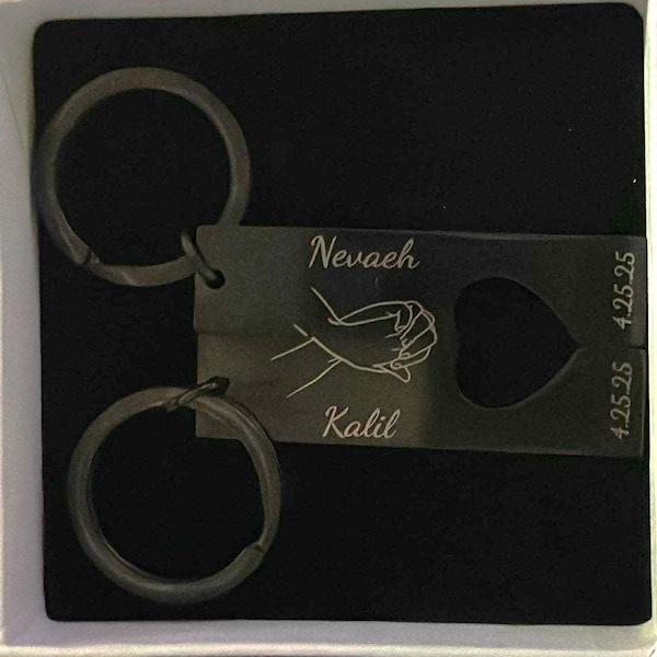 Personalised Country Keychain Two Home Keyring State Keychain Long ...