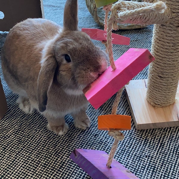 Tree Rabbit Toy (natural) - Etsy