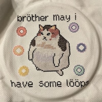 Brother May I Have Some Loops - Cat Meme - Funny, Modern, Subversive ...