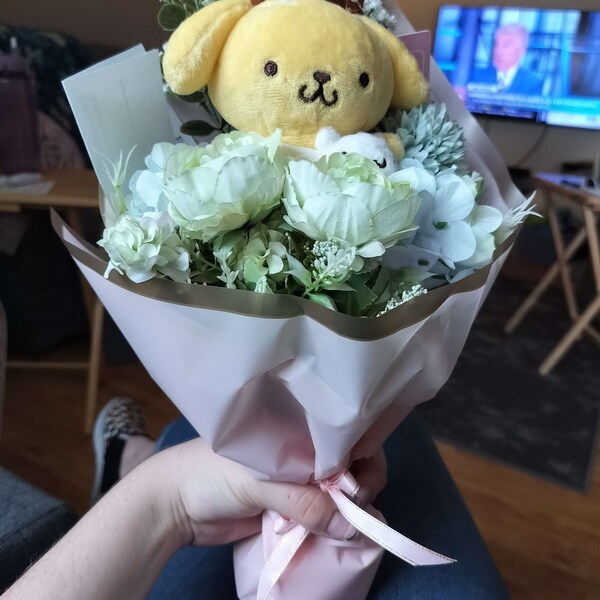 Sanrio Pochacco Bouquet, Sanrio Heart Series, Sanrio, Sanrio Plush, Sanrio Gifts, Kawaii Sanrio ...