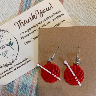 3d Printed Spring Flower Earrings Sterling Silver Earring Hooks, French ...