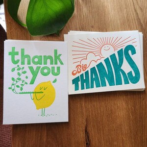 Thank You Naturally Boxed Set of 6 Cards and 6 Envelopes Blank Inside ...