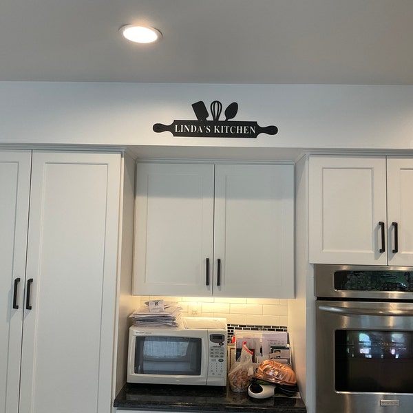 Custom Metal Sign for Kitchen, Nana's Kitchen Metal Sign, Personalized ...