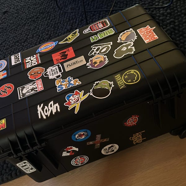 50pcs Rock N Roll Music Heavy Metal Music Punk Rock Band Stickers Phone ...