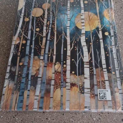 Whimsical Art Deco Night Sky Journal Gift for Her Hard Cover Dream ...