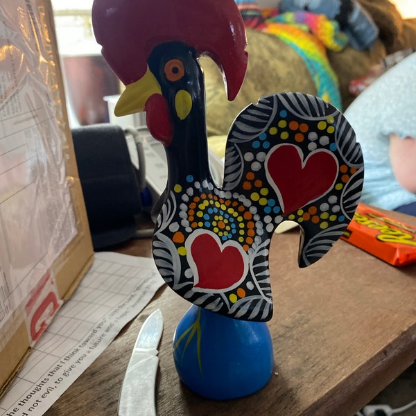 Barcelos Rooster / Ceramic Rooster / Portuguese Rooster / Rooster Art ...