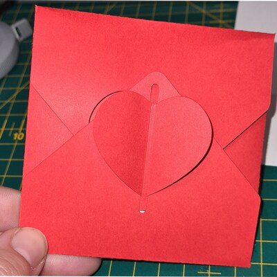 Heart Clasp Envelope, Square Format Instance Download Printable PDF ...