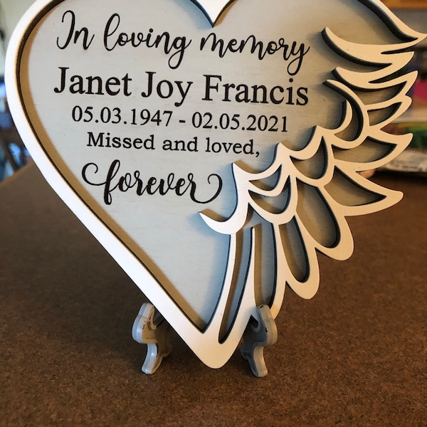 Custom Memorial Plaque - Etsy