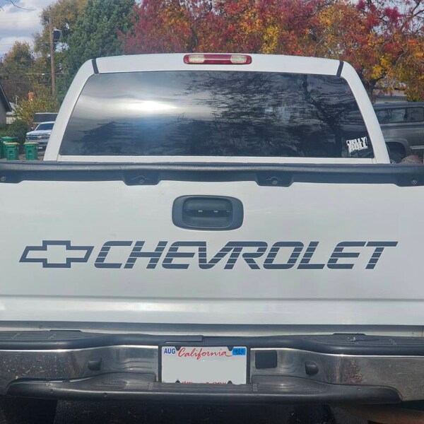 Chevrolet Tailgate Decal - Etsy