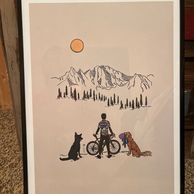 Eryri snowdonia Topograhic Map Poster Cymru wales Hiking Vintage ...