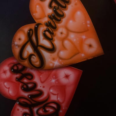 Airbrush Script Name Design - Etsy