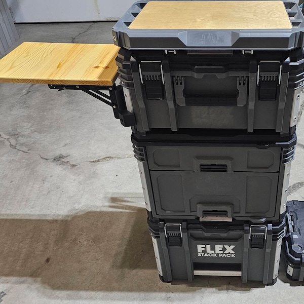 Collapsible Side Table for Flex Stack Pack Toolbox by Milwookie - Etsy