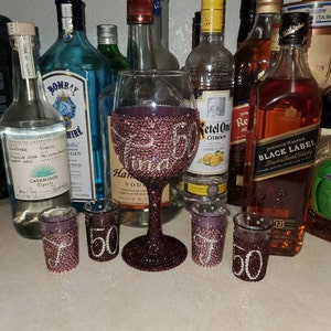 Bling Shot Glass Branded Shot Glass Personalized Shot Glass - Etsy