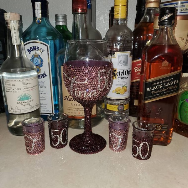 Bling Shot Glass - Etsy