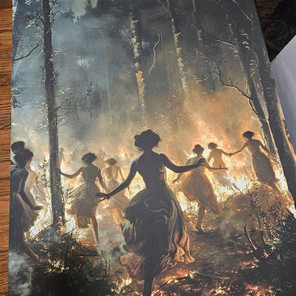 Black Cat Familiar Art Print, Witch Witchcraft, Magical Creature Animal ...