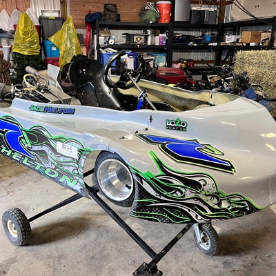 Go Kart Racing Wraps, Graphics, Decals, Stickers, Numbers, Logos, FLARE ...