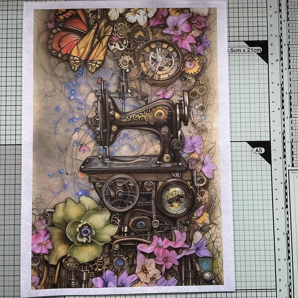 Dragonfly Rice Paper for Decoupage, Card Making, Scrapbooking, Journals ...