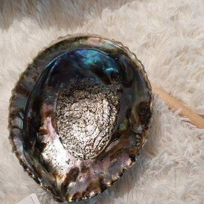 Wooden Shell Tripod Display Stand Hand Carved Base for Abalone Shell ...