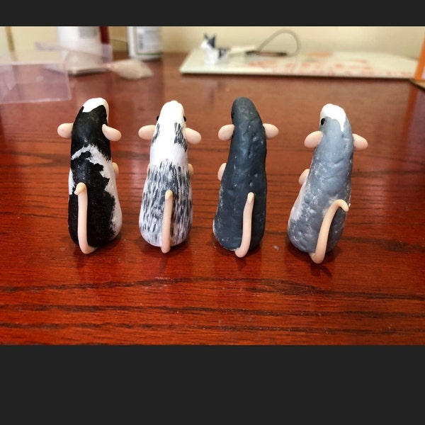 Custom Ferret / Polecat Polymer Clay Model - Etsy