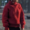 CROCHET PATTERN: the Millennial Jumper Cowl Neck/ Turtle Neck Sweater ...