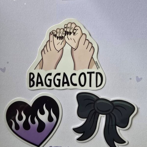 BAGGACOTD, Smut Stickers, Bookish Stickers, Romance Book Stickers, Dark ...