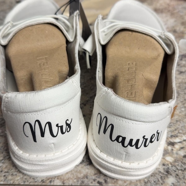 Womens / Wedding Custom Dude Shoes - Perfect for Custom Gifts, Bridal ...
