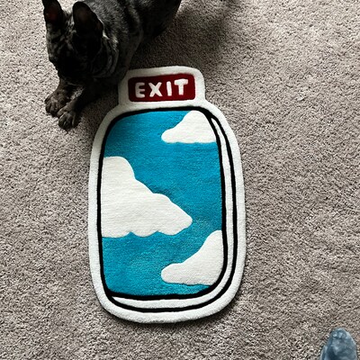 Sky Tufted Rug / 100% Handmade Soft & Fluffy / Custom Tuft Rug - Etsy