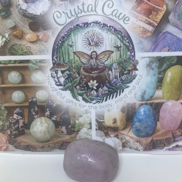 Morganite Crystal - Tumbled Stone Polished Gemstone / Trauma Healing ...