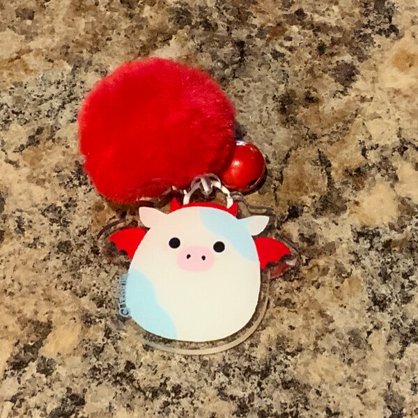 Magic Usagi Moon Bunny | Sparkling Glitter Keychain Trinket Accessory ...