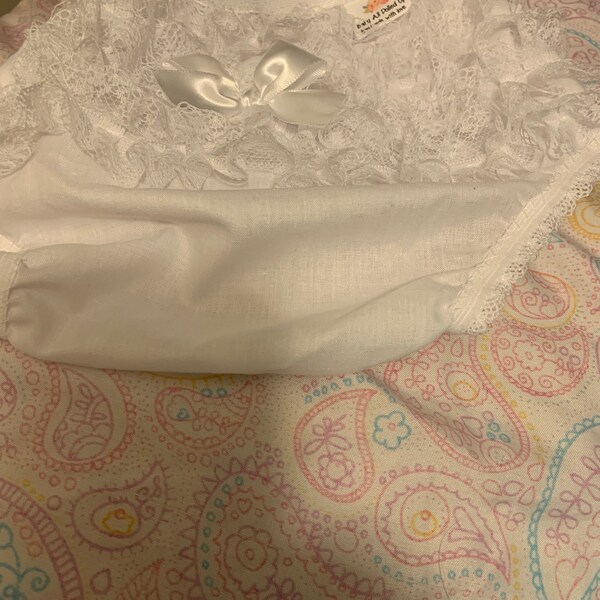Christening, Baptism or Blessing Diaper Cover, Bloomers or Ruffled ...