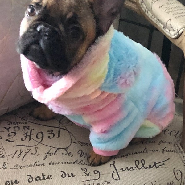 Frenchiestore Organic Dog Frenchie Ear Hoodie | Care Bear - Etsy