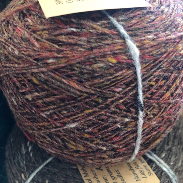 Soft Donegal Tweed Yarn, Irish Tweed Yarn, 100% Merino Fingering Wool ...