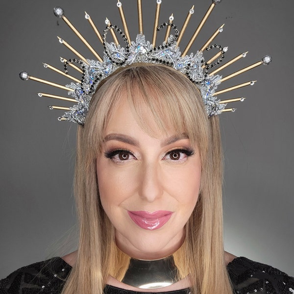 Cleopatra Snake Crown Serpent Wedding Headpiece Egyptian Goddess Tiara ...