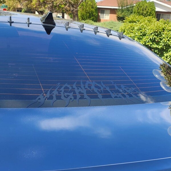 Custom Windshield Decal Insert Your Own Text - Etsy