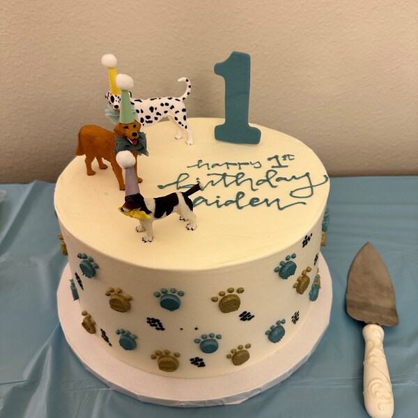 Puppy Cake Topper/yellow Lab/dalmatian Cake Topper/golden Retriever ...