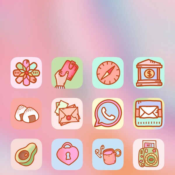 70 Cute Flowers Desktop Folder Icons, Mac Windows Folders Icons, Mac ...