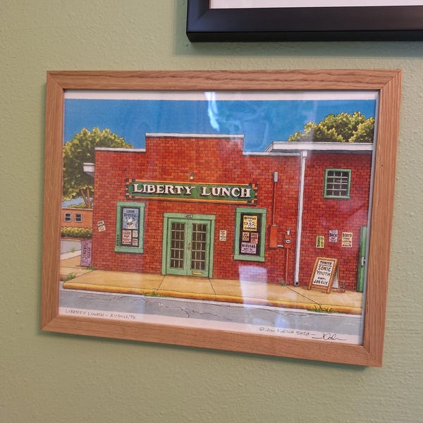 Warren's Inn. 8.5" X 11". Houston Texas. Watercolor Painting. Art Print ...