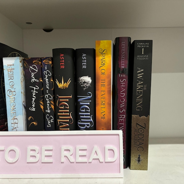 To Be Read | Library Sign | Street Sign | Book Sign | Bookish Decor ...