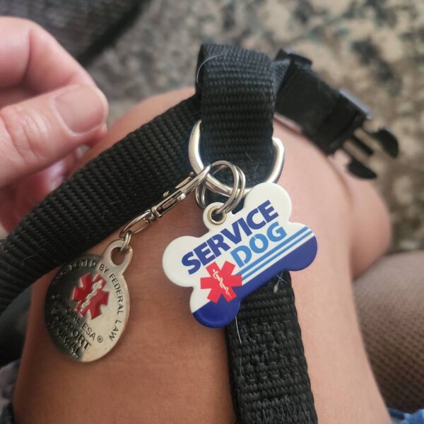 Emotional Support Animal PET ID TAGS - Etsy