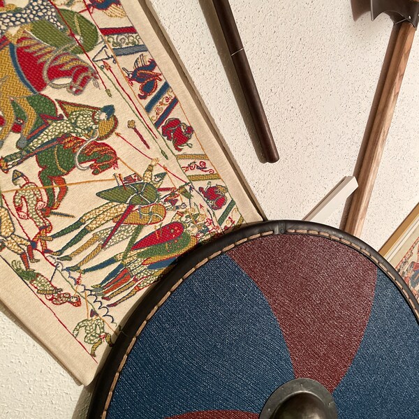 Small Buckler Shield, Medieval Wooden Shield, Viking Round Shield, HMB ...