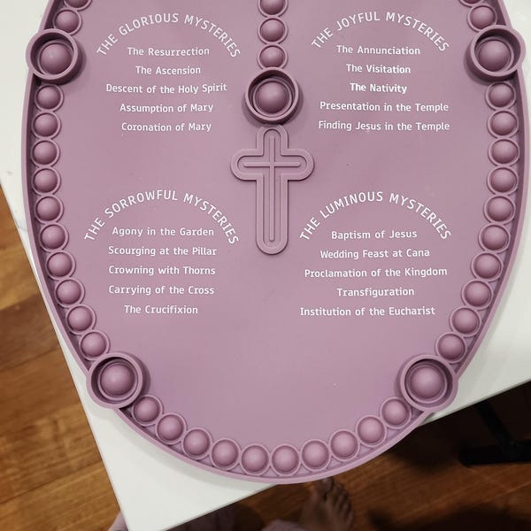 The Original Wooden Rosary Board™ | Children's Rosary | Interactive ...