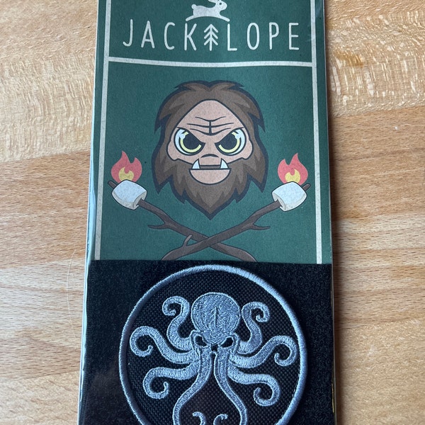 Topo Skull Patch - Morale Patch, Velcro Patch, Jackalope Forest, Scout ...