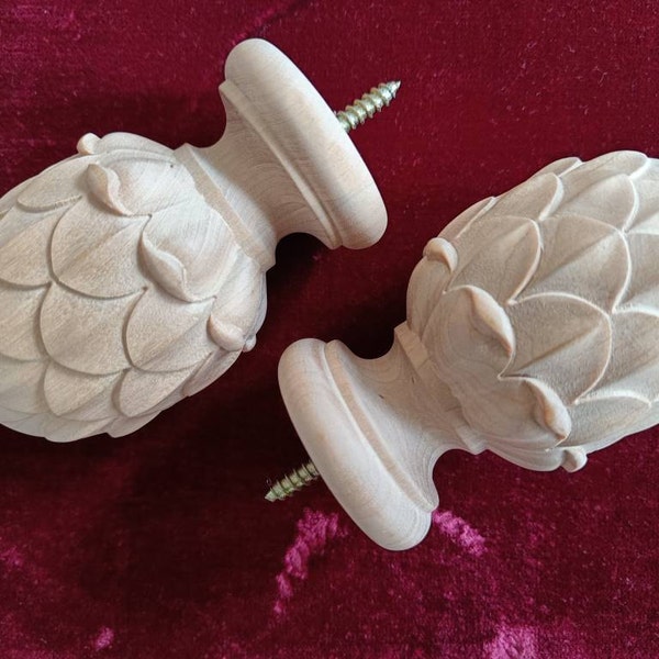 Tradition Pineapple Finial for Stair Post and Curtain Rod - Etsy