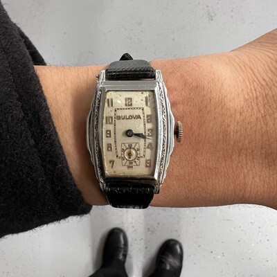 Vintage Vmac Mens Watch Rare Runs Well Edward A Waldman Movement ...