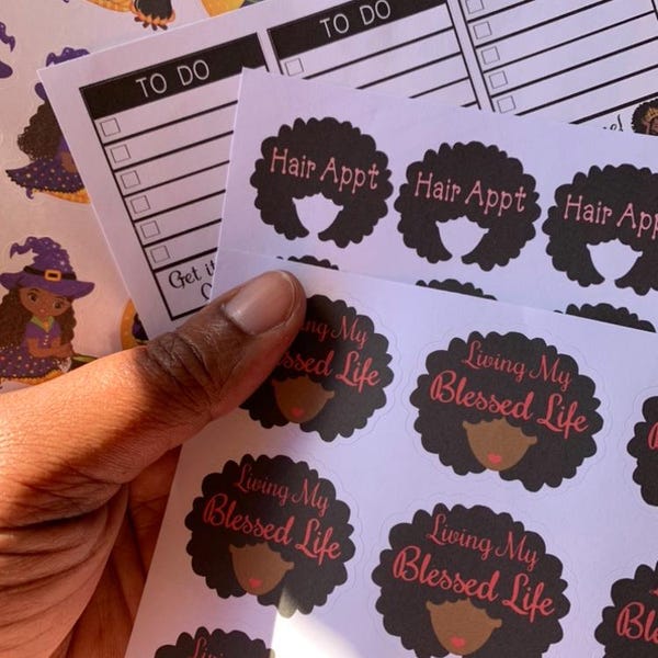 15 Chef Cook Female Woman Black African American Stickers - Etsy