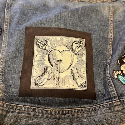 Skeleton Back Patch Black Metal Back Patch, Goth Backpatch, Death ...