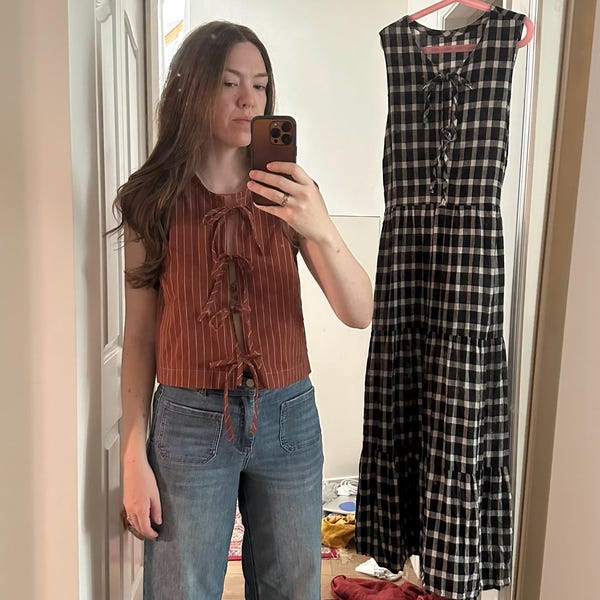 Syd Tie Top PDF Sewing Pattern Size Inclusive 0-34 Beginner Friendly ...