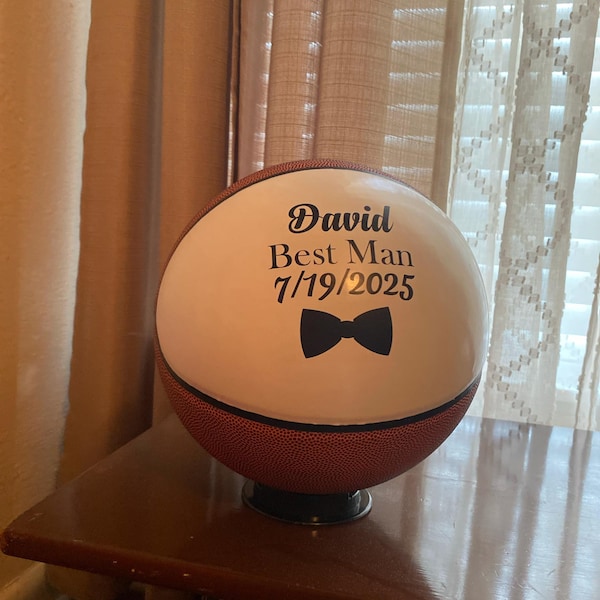 Custom Groomsmen Basketball Proposal Gift for Wedding Party ...