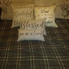 Blessed Pillow Custom Pillow Throw Pillow Rustic Decor Home Decor ...
